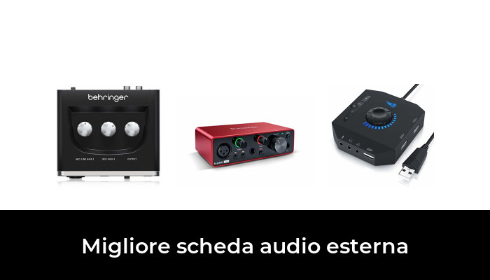 16 Migliore scheda audio esterna nel 2022 In base a 760 Recensioni