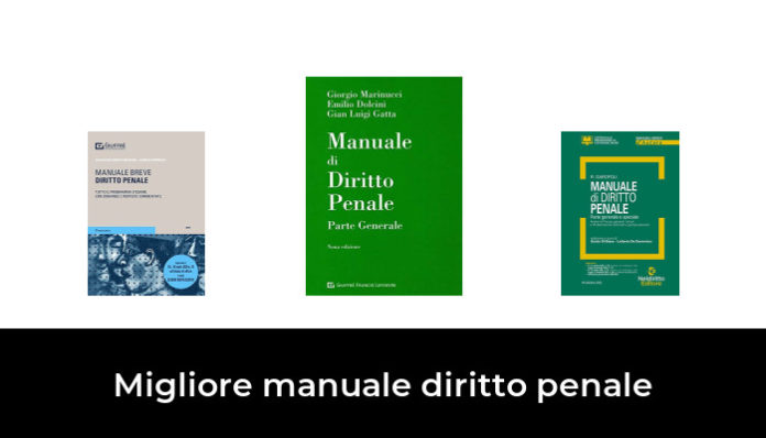 50 Migliore manuale diritto penale nel 2024 In base a 811 Recensioni