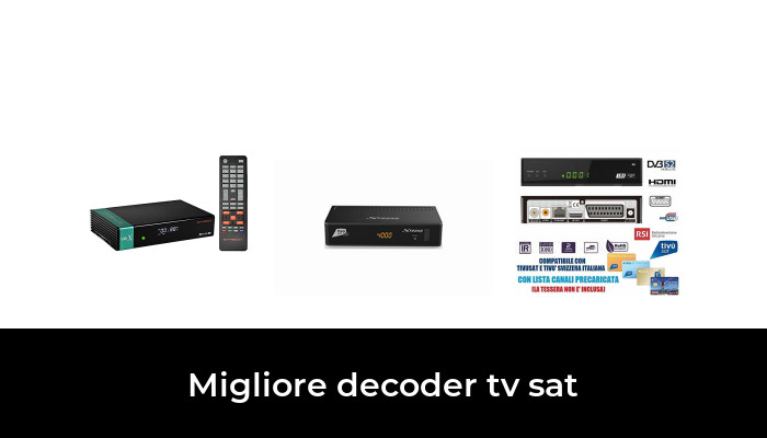 48 Migliore decoder tv sat nel 2023 In base a 758 Recensioni